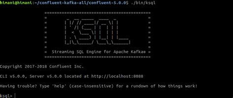 Ksql Getting Started With Streaming Sql For Apache Kafka By Knoldus