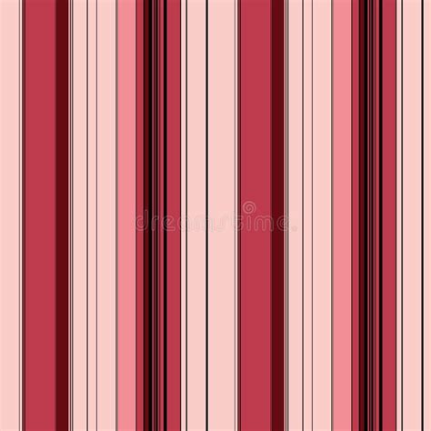 Four Shades Of Pink Vertical Stripes Seamless Geometric Pattern Stock