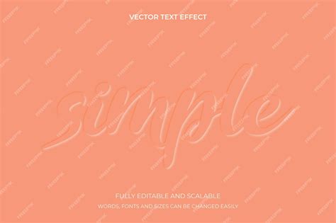 Premium Vector Simple 3d Editable Text Effect In Neomorphic