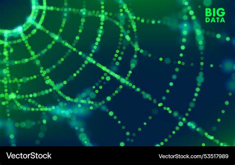 Abstract Data Transmission Visualization Vector Image