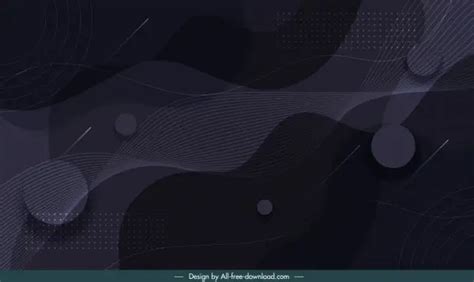 Abstract Background Template Blue Dynamic Curves Sketch Vectors Graphic Art Designs In Editable