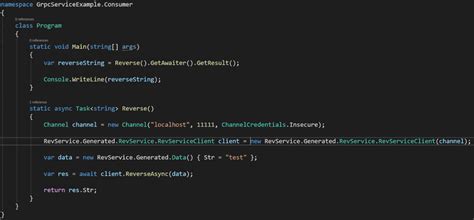 Grpc Example In C