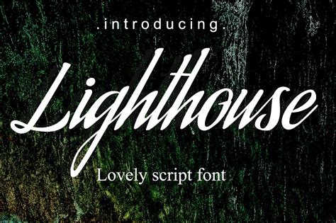 Lighthouse Font Isabellaink Medium