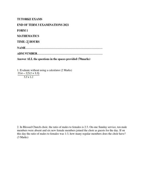 Math End 3 Pdf