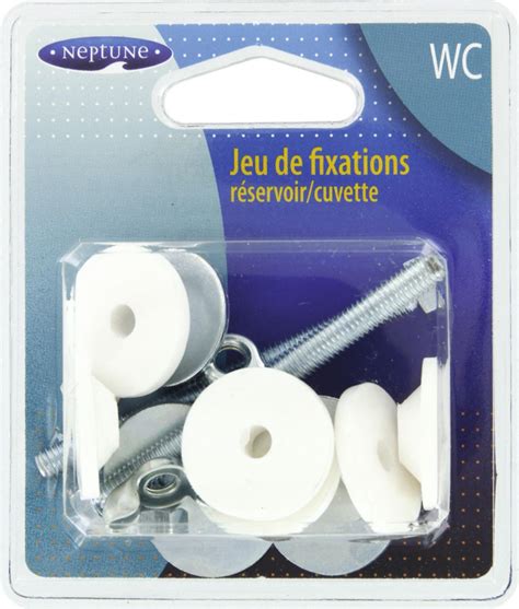 Fixations pour réservoir WC L 75 mm NEPTUNE