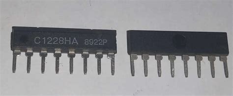 Kit 100 peças Circuito Integrado UPC1228 SIP 8 PTH Circuitos