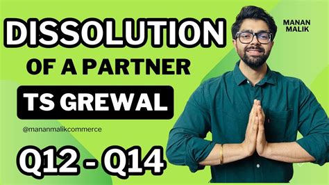 class 12 dissolution q12 q13 and q14 chapter 6 ts grewal