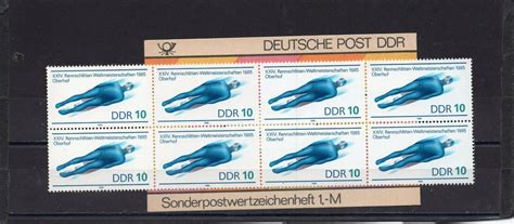 Germanyddr 1979 1986 Sports Set Of 15 Stamps Ss And Booklet Mnh