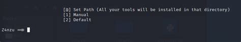 Set Path Manual Default Erorr Issue 246 Z4nzu Hackingtool GitHub
