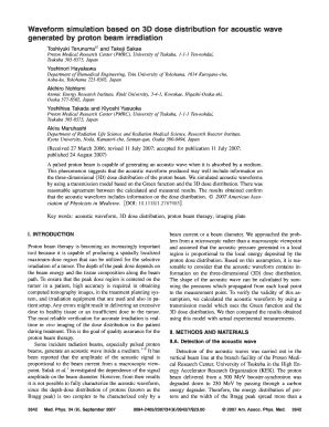 Fillable Online Web Shs Kyushu U Ac Waveform Simulation Based On 3D
