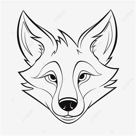 여우 머리 색칠 페이지 여우의 꽃무늬 머리입니다