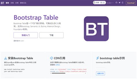 Bootstrap Table强大的web数据表格渲染框架 腾讯云开发者社区 腾讯云
