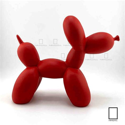 مجسمه پلی استر سگ بادکنکی