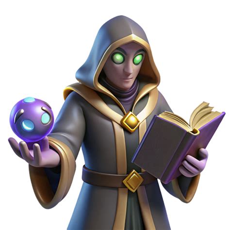 3d Render Wizard With Orb And Book 56667802 Png