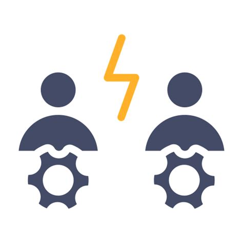 Conflict Resolution Generic Color Fill Icon