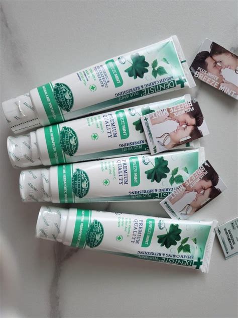 덴티스테 플러스 화이트 브리즈민트 치약 대용량 160g 세컨웨어