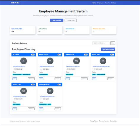 🧑‍💼 Employee Management System Employee Management System