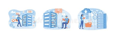 Concept Of Server Maintenance Optimizing Computer Networks Managing