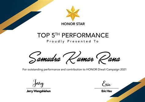 Samudra Kumar Rana On Linkedin Honor