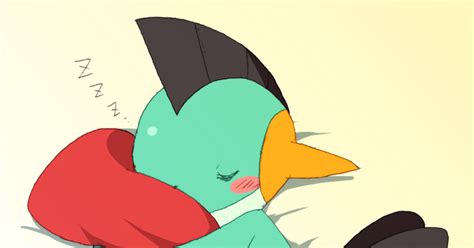 Marshtomp Doodle Pokémon お昼寝中 Pixiv