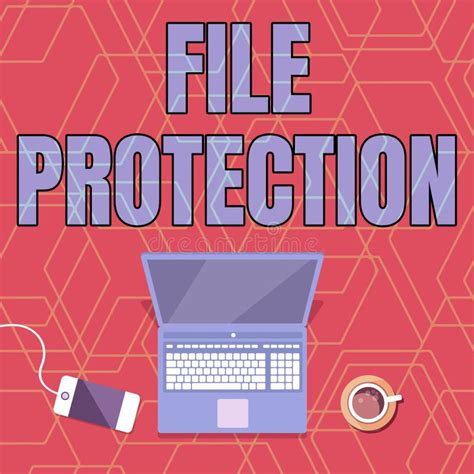 Writing Displaying Text File Protection Internet Concept Preventing