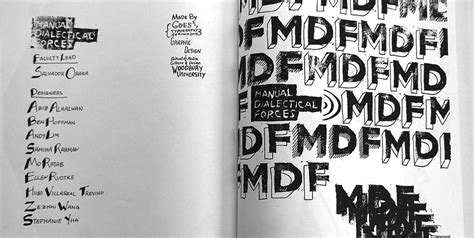 Manual Dialectical Forces Zine Design Teaching Resource