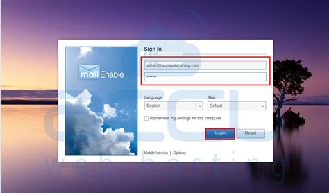 How To Force Users To Change The Password In Smartermail Mailenable Accuwebhosting