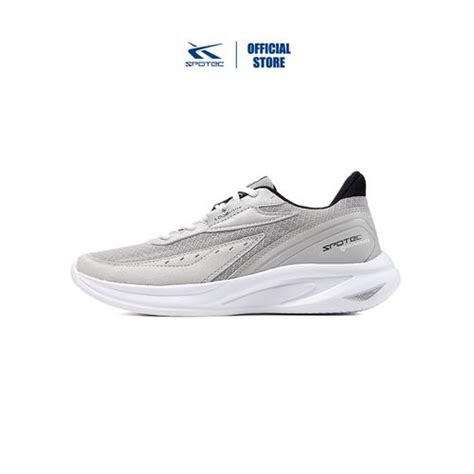 Jual Spotec Running Dominate Sepatu Lari Pria Wanita 0181 Biru Tua Abu Muda 38 Kab