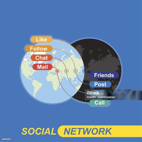 인터넷에서 통신 및 외부 세계와 통신의 주제에 배경 세계 지도에 소셜 네트워크 개념 소셜 네트워크에서 및 전화 통신 0명에 대한 스톡 벡터 아트 및 기타 이미지 Istock