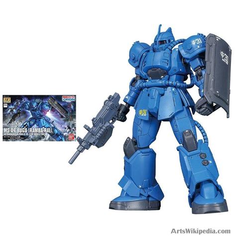Bandai Gundam Model Kit Anime Figure Hg Gto 012 Ms 04 Bugu Ramba Ral Genuine Gunpla Model Action