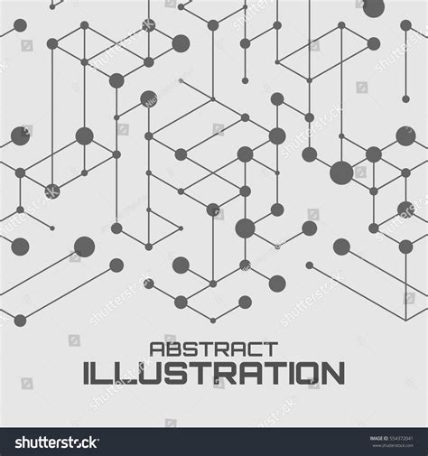 Geometric Lines Dots Line Pattern Modern Stock Vector Royalty Free 554372041 Shutterstock