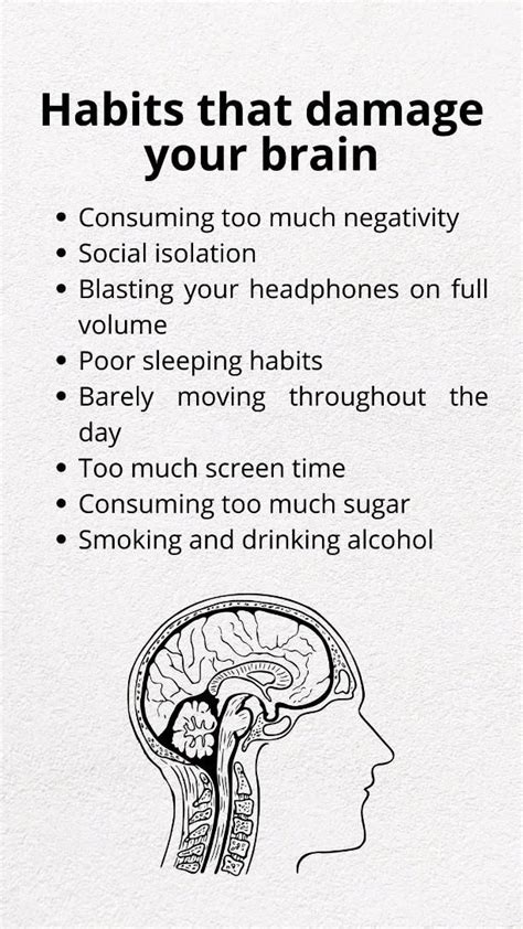 Habits That Damage Your Brain🧠 Note To Self Screen Time Sleeping Habits