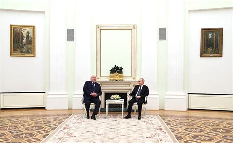 Meeting With President Of Belarus Alexander Lukashenko • President Of