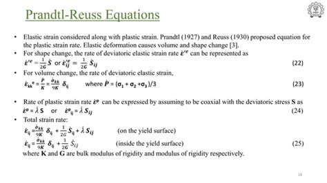 A Review Of Constitutive Models For Plastic Deformation Ppt