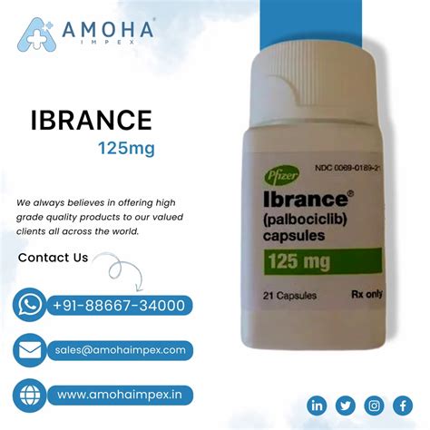 Palbociclib Capsules Ibrance Tablets Latest Price Manufacturers