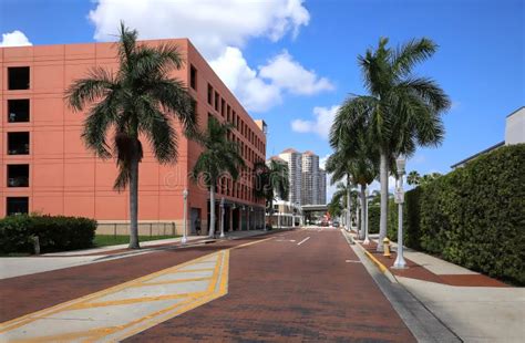 Fort Myers River District Stock Image Image Of Business 253899743