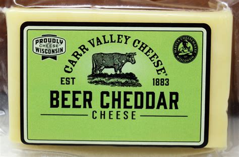 Carr Valley Beer Cheddar Cheese 7oz