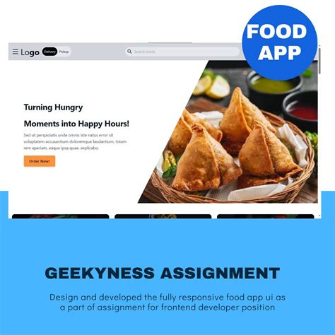 Created Food App Ui With React And Tailwindcss Luis Meshram Posted On