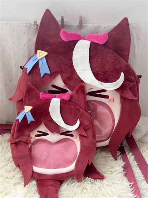 Uma Musume Pretty Derby Tokai Teio Super Happy Laughing Mouth Ita Backpack Crossbody