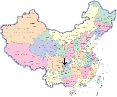 2025年重慶地圖：中國位置及詳細區劃概覽