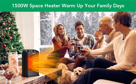 Gaomon Space Heater Hd1 Portable 3 Modes Ceramic Fan Heater