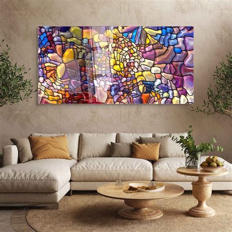 Tempered Glass Wall Art Extra Large Wall Decor Living Room Home Decor