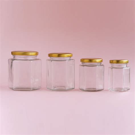 Glass Hexagon Jar The Crafters Corner Ph