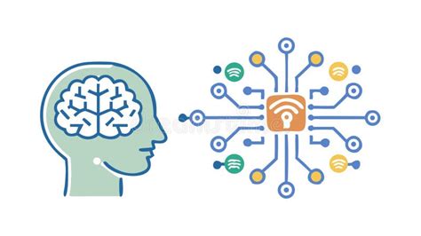 Human Brain With Network Connections Cognitive Science Vector Vector Design Generative Ai
