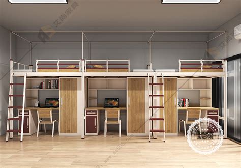 学生宿舍床 学生宿舍床批发、生产、定制的厂家 艾尚家具