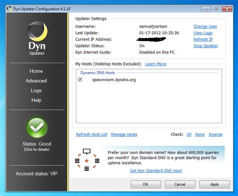 Sam Carlson And Sjc Media Llc Hosting A Mumble Server With Dyndns On