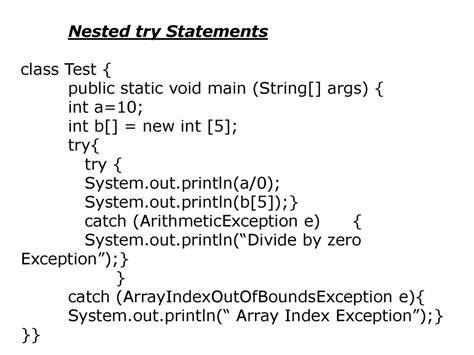 Exception Objects An Exception Is An Abnormal Condition That Arises In