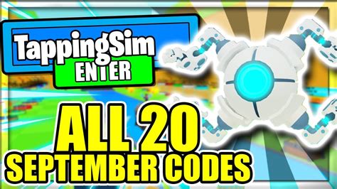 September 2020 All 20 New Secret Op Codes Tapping Simulator Roblox