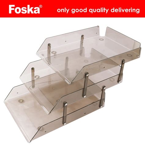 Multifunctional 3 Layers Good Quality Plastic Office File Tray File