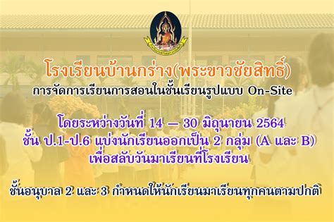 📌📌📌แนวทางการจัดการเรีย โรงเรียนบ้านกร่าง พระขาวชัยสิทธิ์
